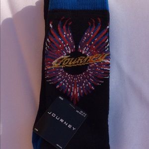 Accessories | Journey 2pr Socks Sz 113 Classic Rockband Music | Poshmark